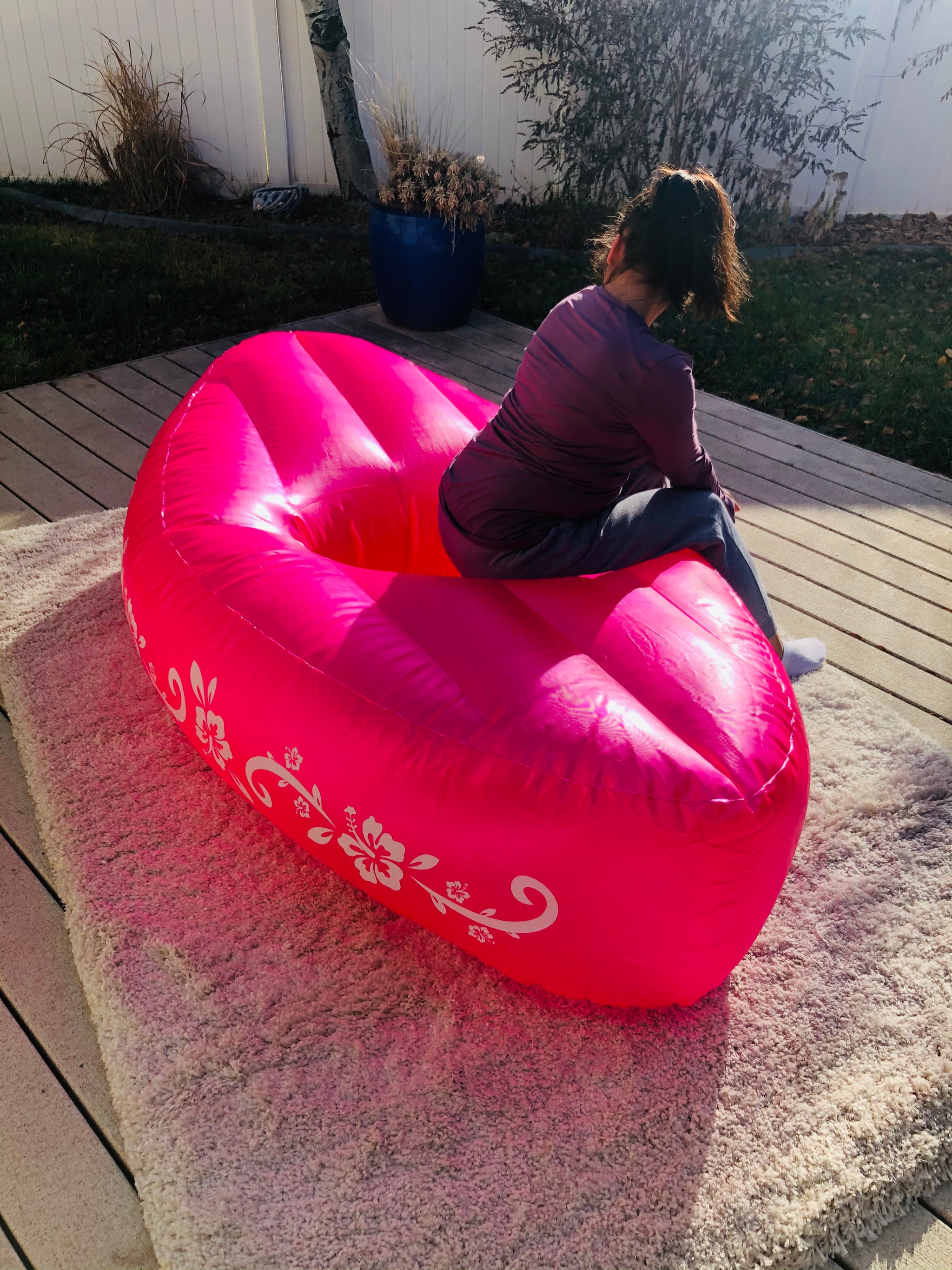 Inflatable Bbl mattress (oval) with more support – BBB